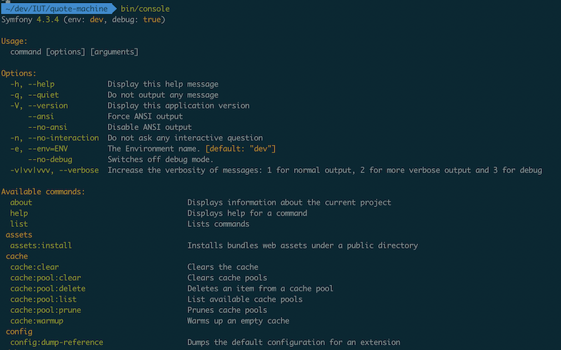 LP WIMSI - Symfony LP WIMSI - Symfony